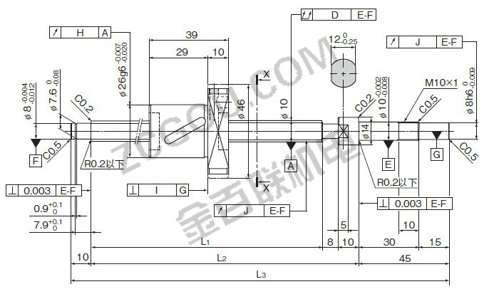 BNK1010-1.5RRG0+240LC5Y 滚珠丝杠现货,THK BNK1010-1.5RRG0+240LC5Y滚珠丝杠价格-轴承狗THK频道